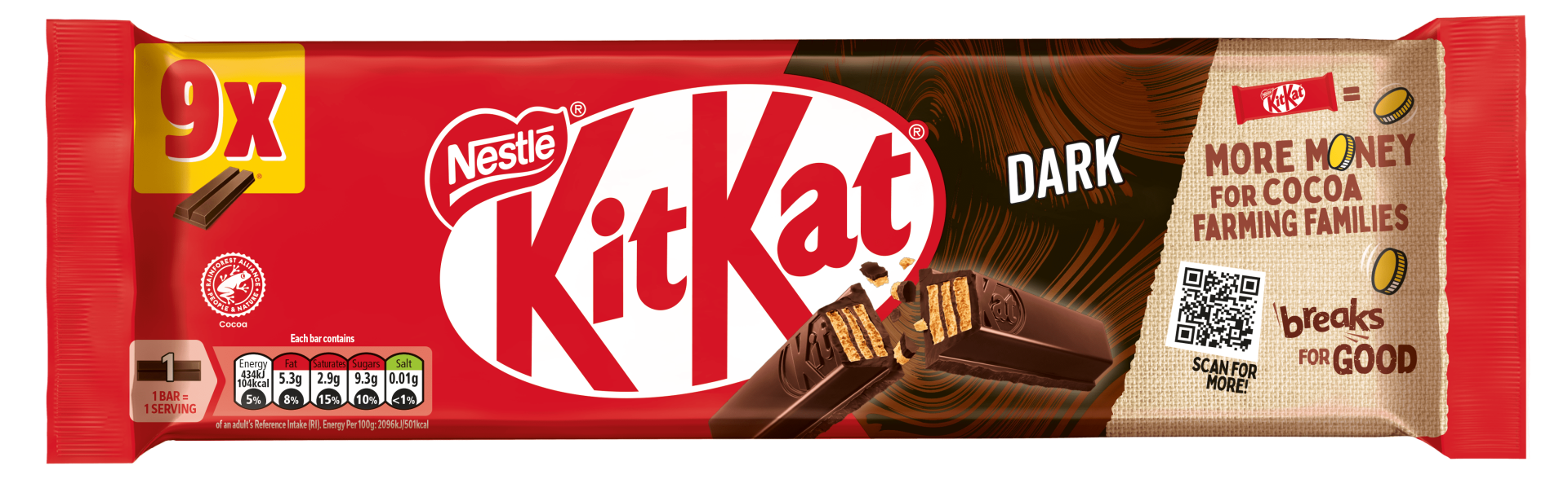KitKat 2 Finger Dark Chocolate | KitKat®